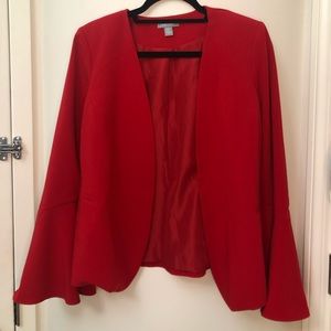 Kenar Jackets & Coats | Gold Lurextan Herringbone Linen Blazer | Poshmark